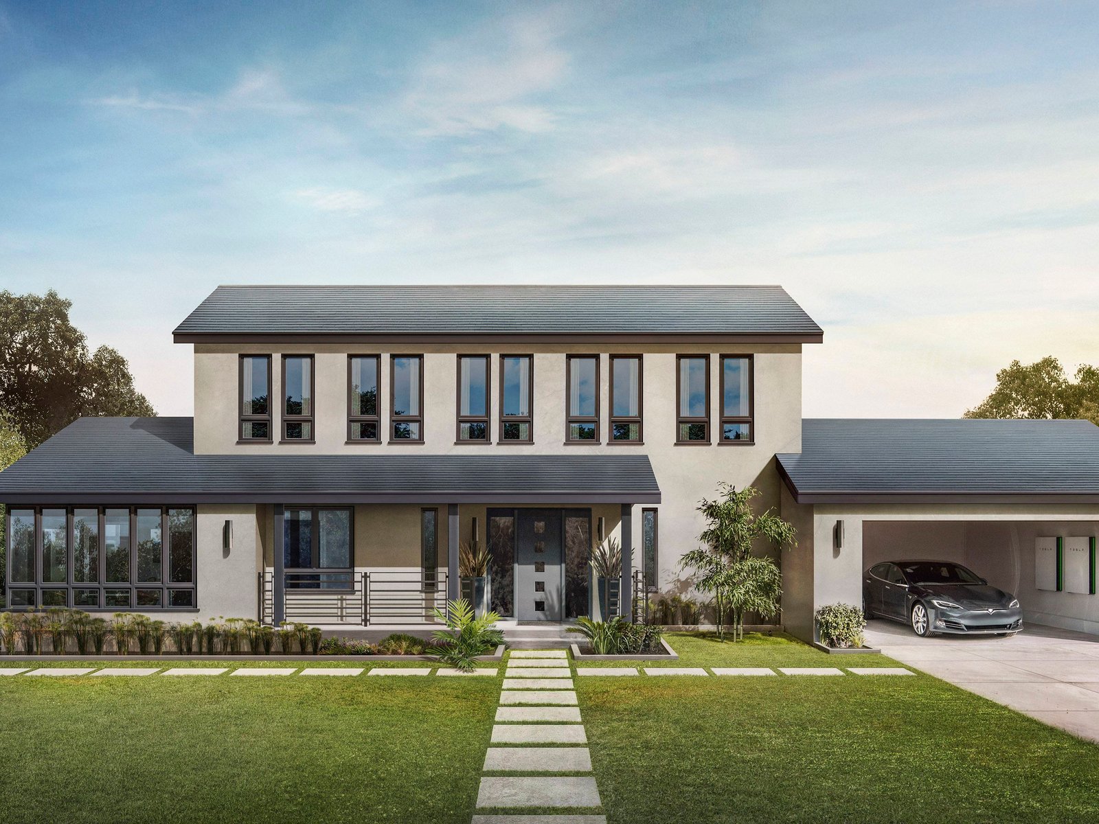 Tesla klar med solcelle tagsten