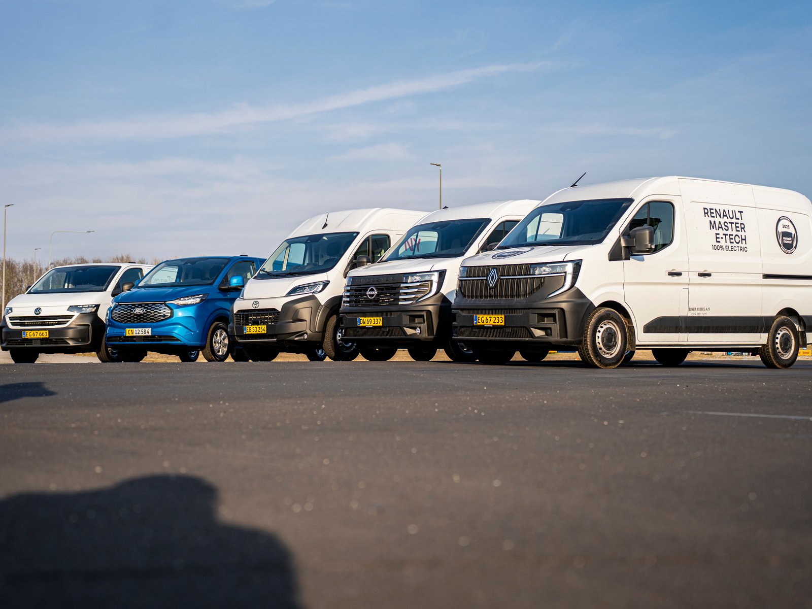 Årets Varebil 2025: Elbilerne dominerer finalefeltet